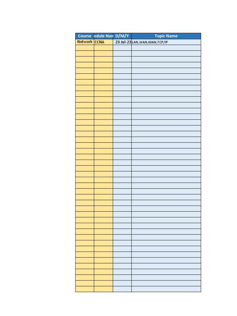 Network Course | PDF