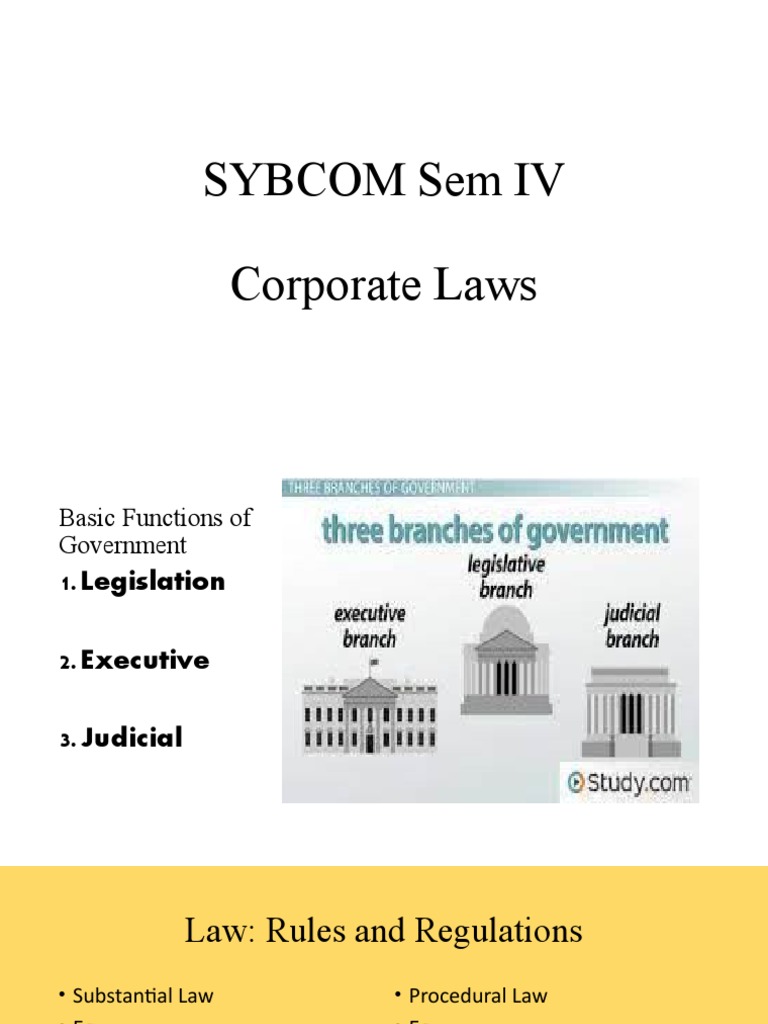 Company Module 1 SYBCOM Sem 4 - Corporate Laws | PDF | Debenture | Stocks