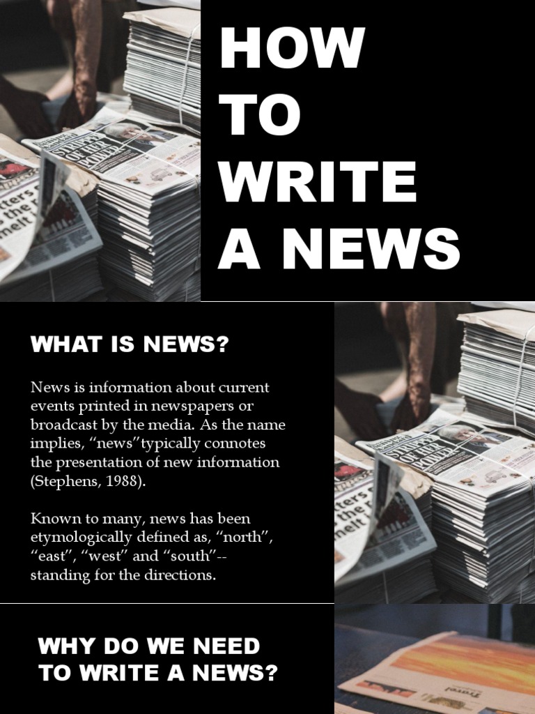 Writing Effective News Articles | PDF | News | Human Communication