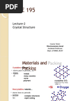 Crystal Structure Parameters Explained | PDF | Crystal Structure | Crystallography