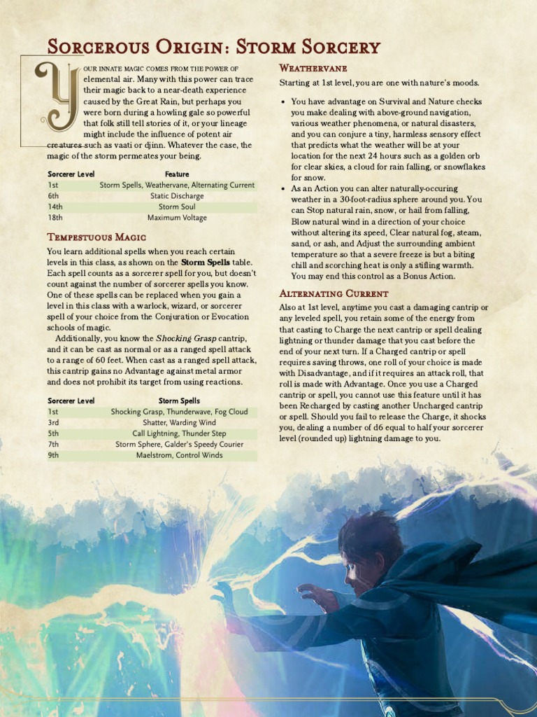 Storm Sorcery Revised Final | PDF