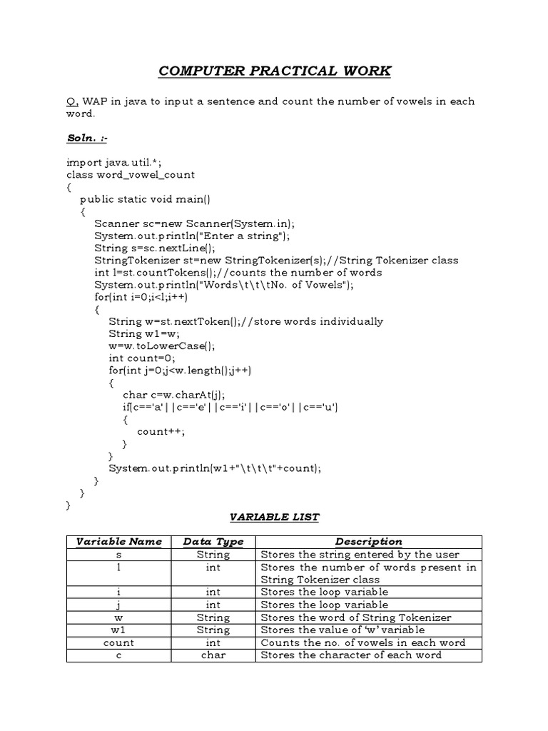 Computer Practical Project | PDF | String (Computer Science) | Computer ... Computer Practical Project | PDF | String (Computer Science) | Computer ...
