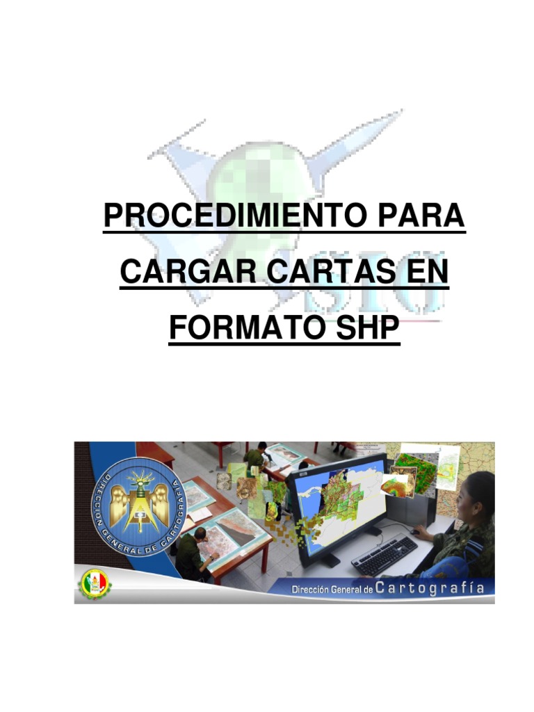 Procedimiento para Cargar Cartas en Formato SHP | PDF | Ventana ...