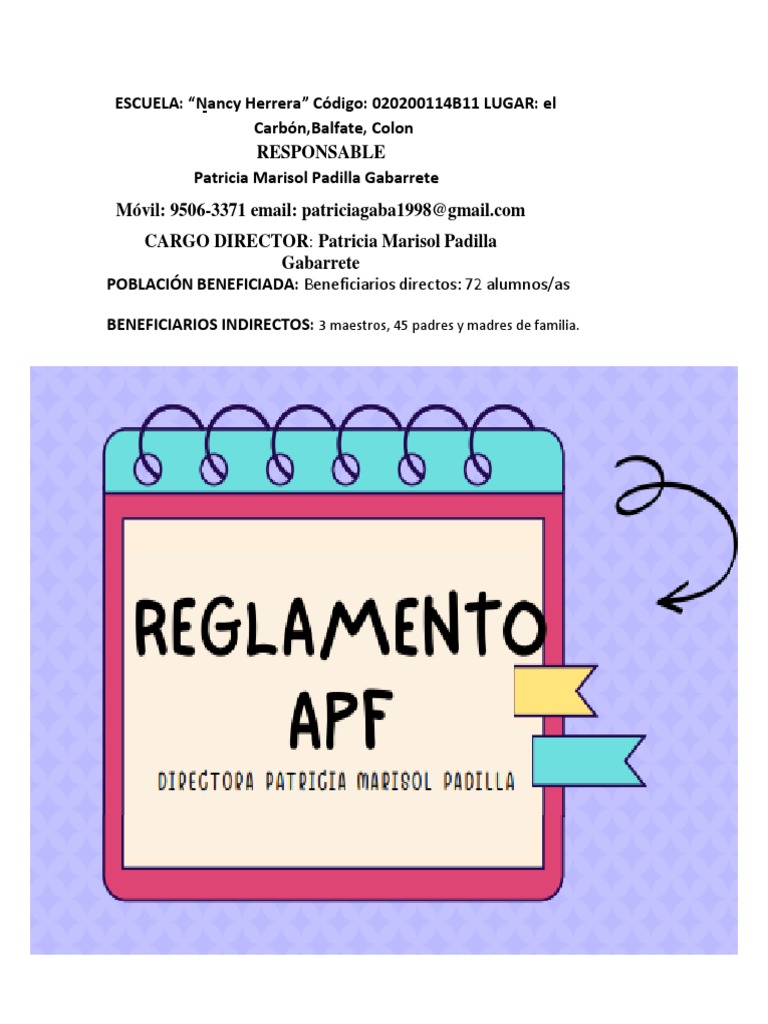 Reglamento Apf NANcy | PDF