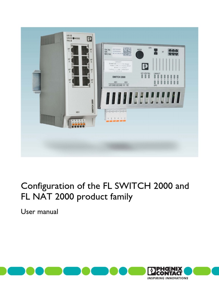 FL Switch 2000 | PDF | Ip Address | Network Switch