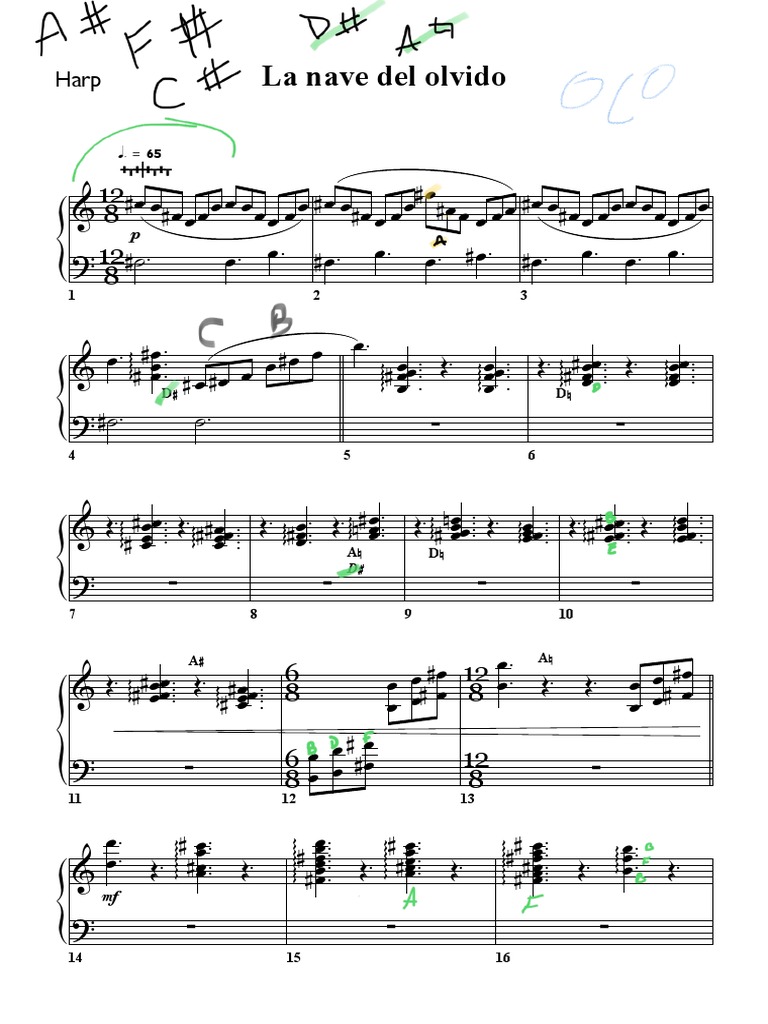 La Nave Del Olvido - Harp | PDF