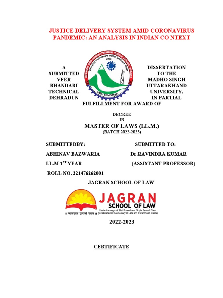 Justice Delivery System Abhinav BaZwaria | PDF | Human Rights | Mediation