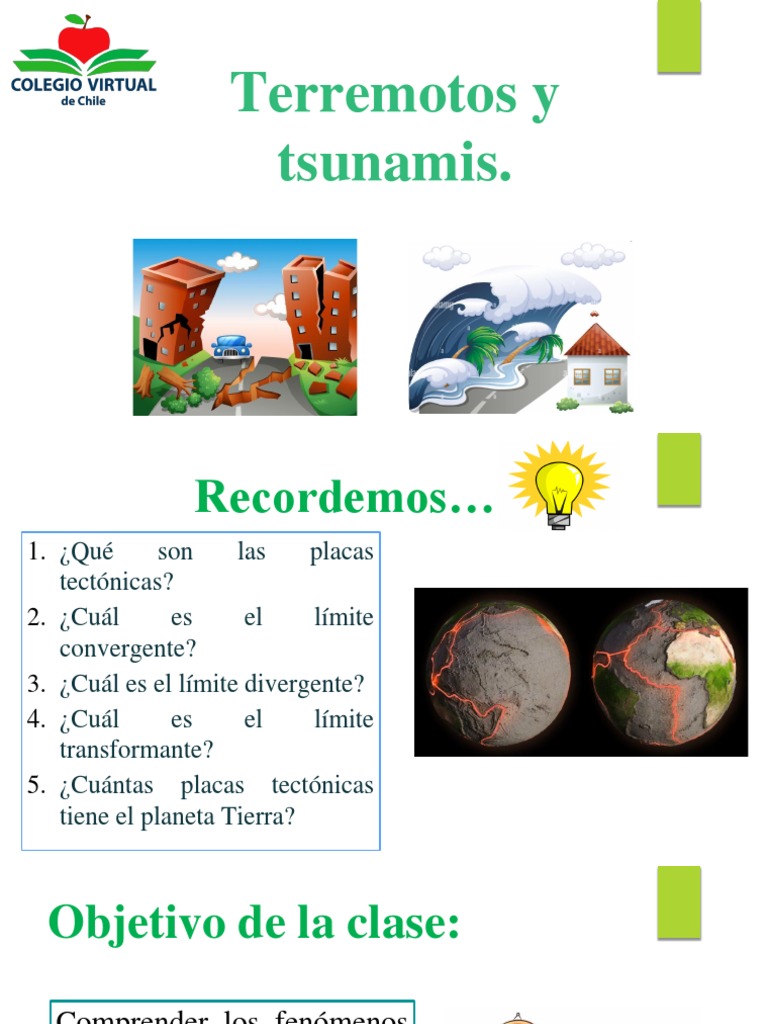 003 - 4°b - Ciencias - Teórico - Unidad 1 - Terremotos y Tsunamis | PDF ...