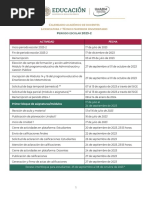 UnADM Calendario Vigente | PDF