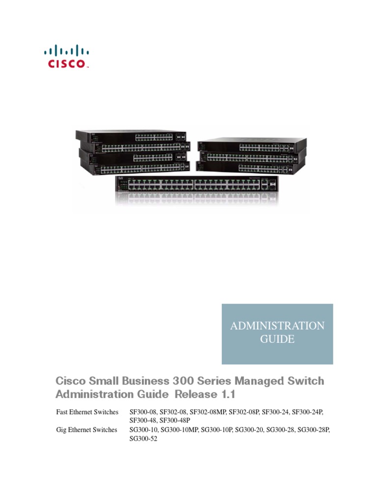 Cisco SF300 | PDF | I Pv6 | Ip Address