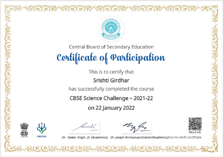 CBSE Science Challenge - 2021-22 | PDF
