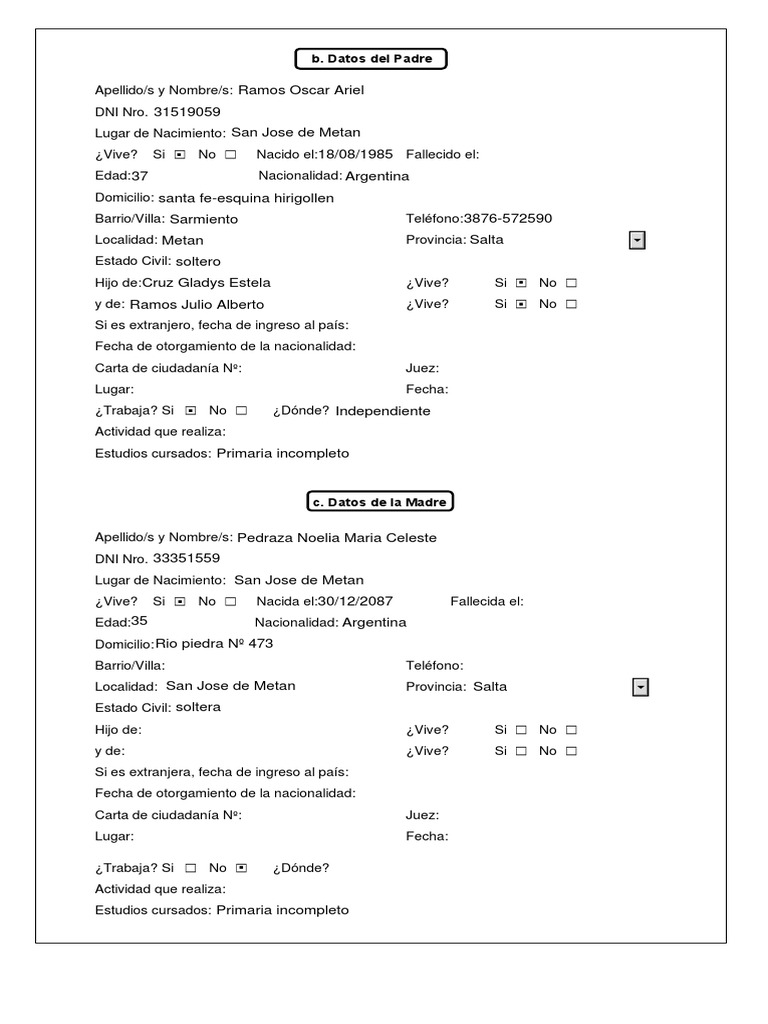 Datos Complementarios FC2 | PDF