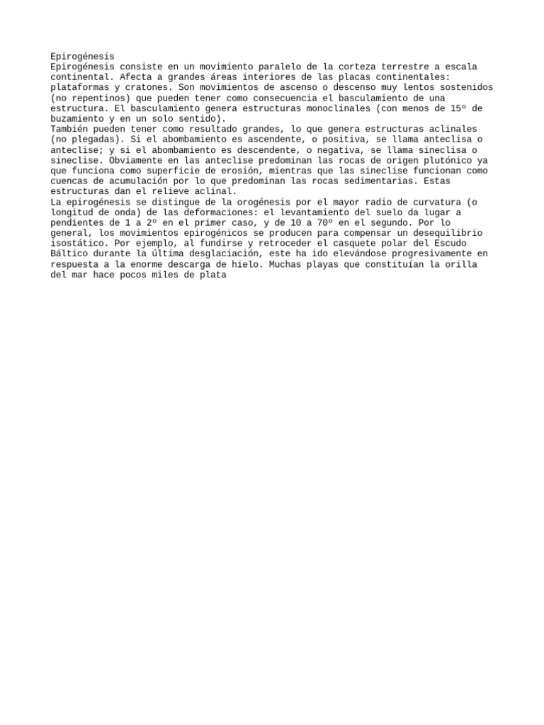 Epirogénesis | PDF | Ciencias sociales | Arte