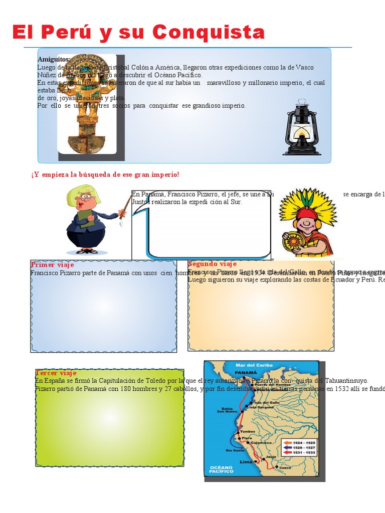 El-Perú-y-su-Conquista-para-Segundo-Grado-de-Primaria_compressed | PDF ...