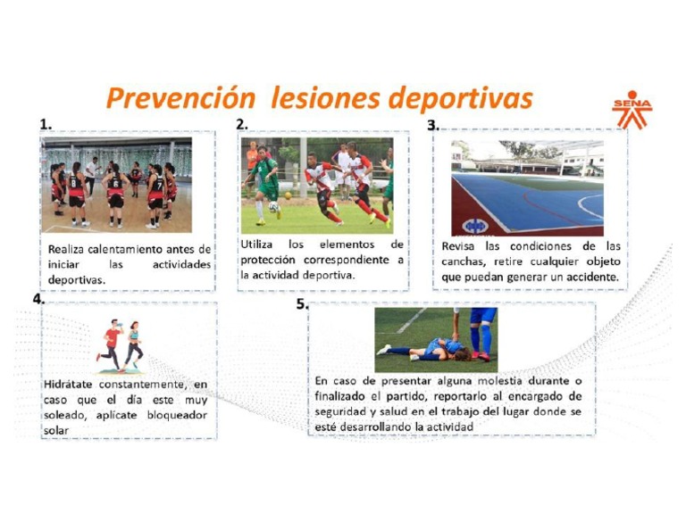 Folleto Prevención Lesiones Deportivas | PDF