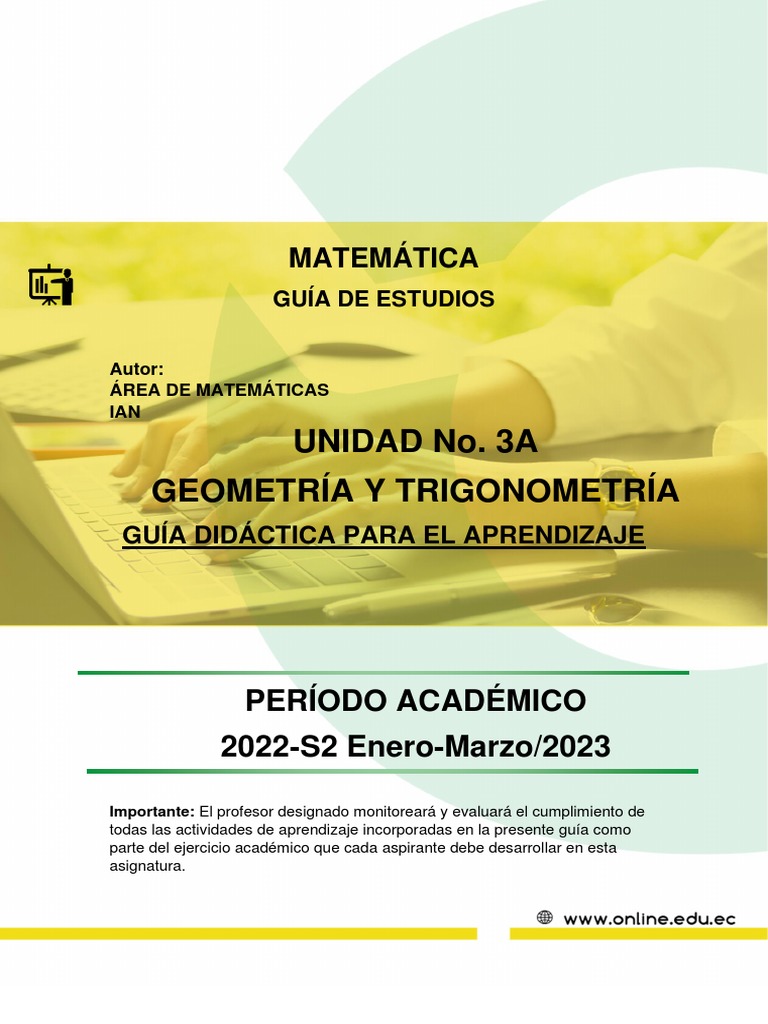 Unidad 3A Geometría y Trigonometría | PDF | Triángulo | Tetraedro