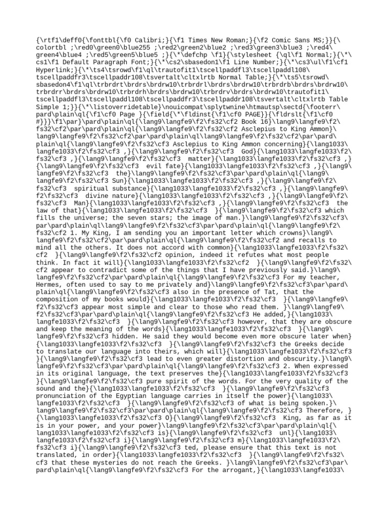 Poimandres To Hermes Book 16 | PDF