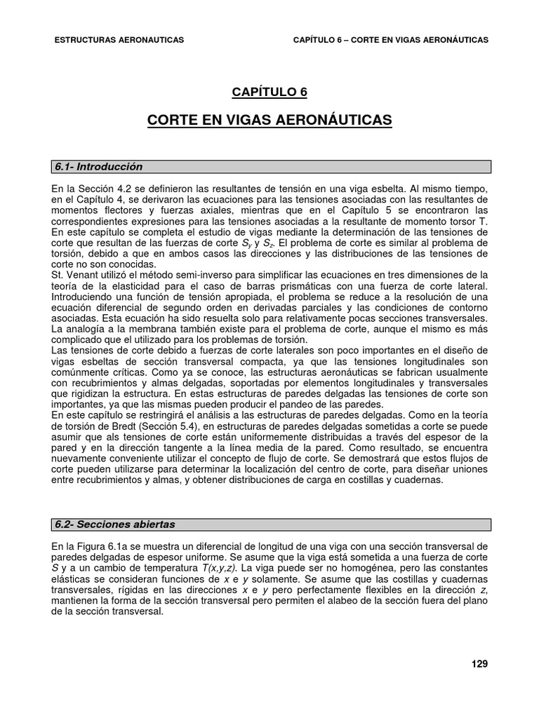 Capitulo 06 - Corte en Vigas | PDF | Viga (Estructura) | Esfuerzo cortante
