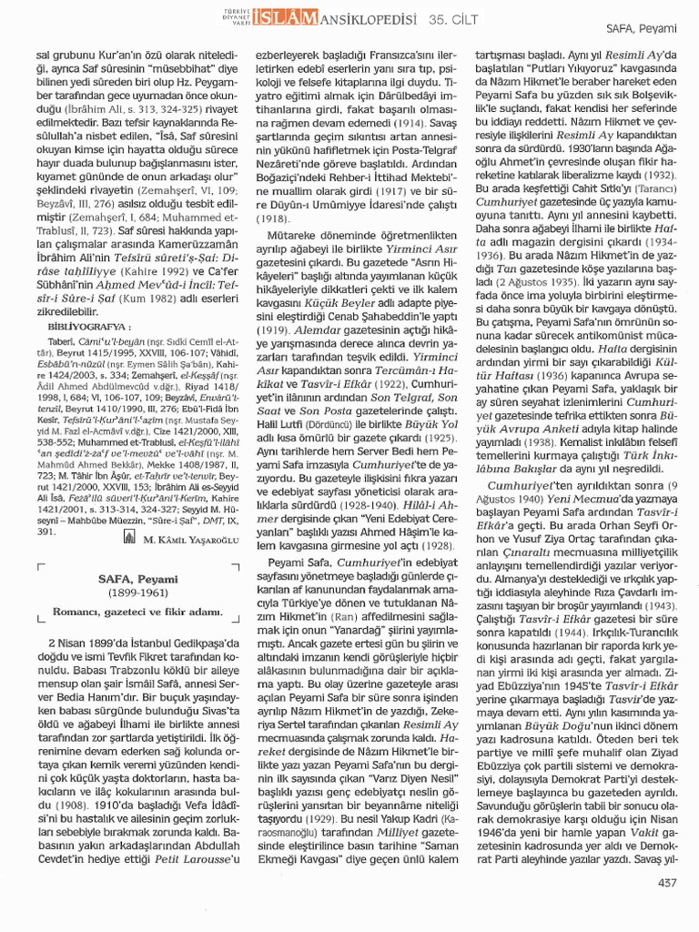 Peyami̇ Safa | PDF