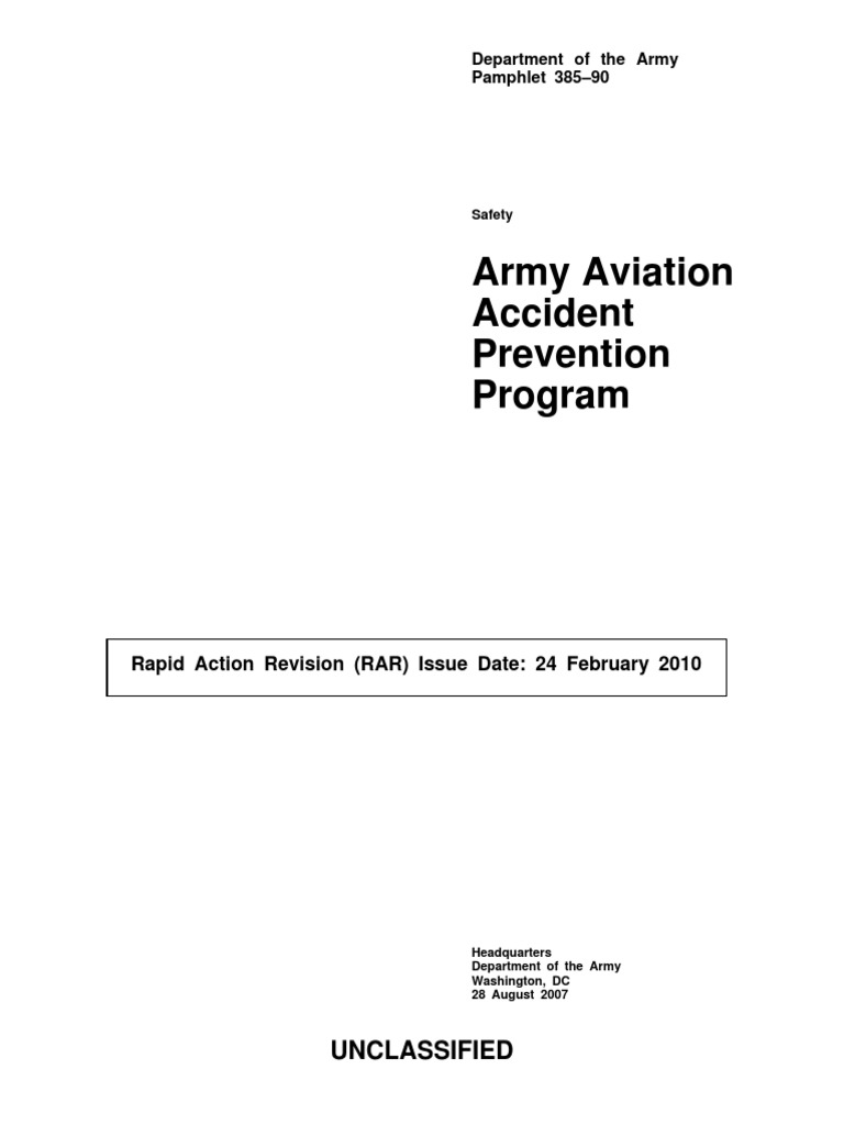 Army Aviation Accident Prevention Program | PDF | Risk | Safety