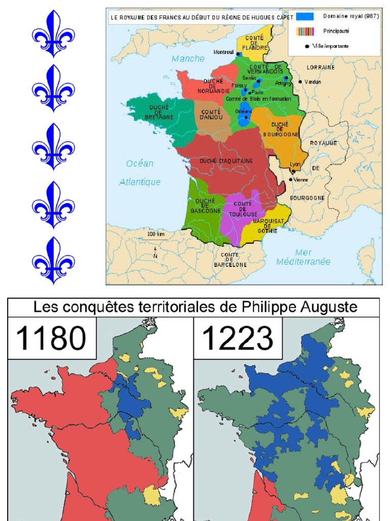 Mapas. Dinastía de Los Capeto | PDF