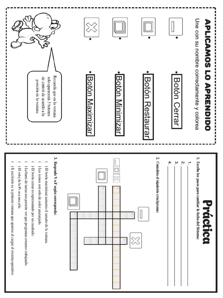 Botones de Control y Practica | PDF