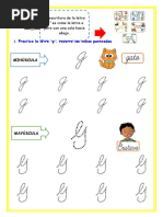 Ficha Letra G (Ga-Go-Gu) | PDF