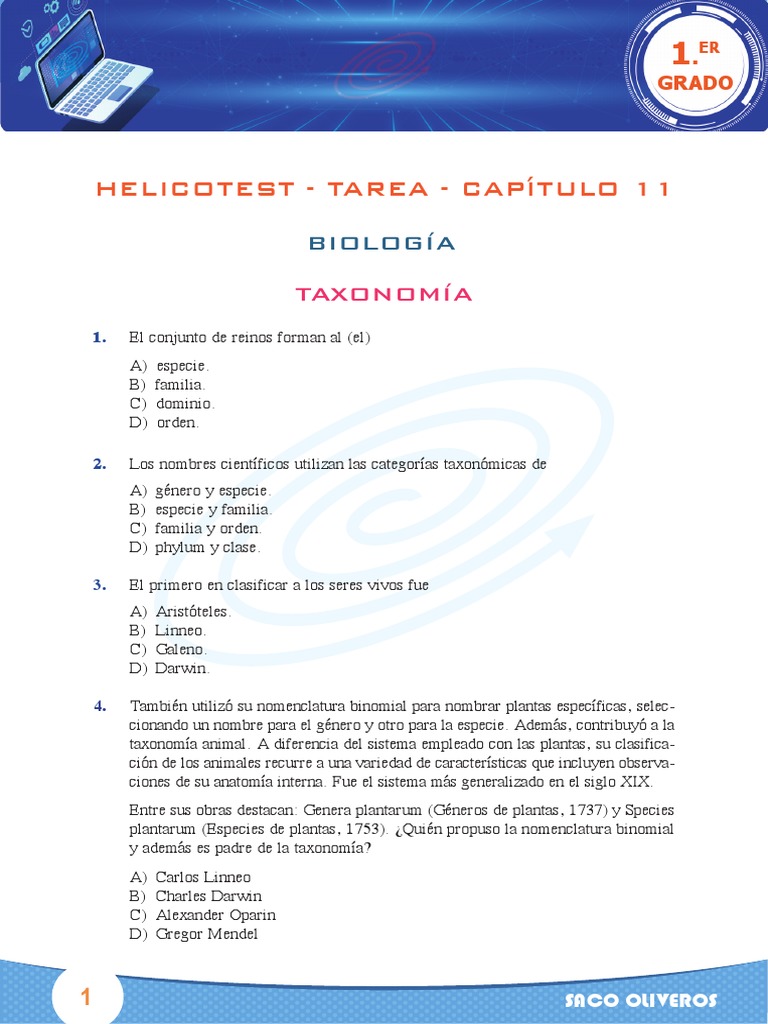 8 Bio 1° Cap11 Preg Tarea 22 | PDF | Plantas | Biología