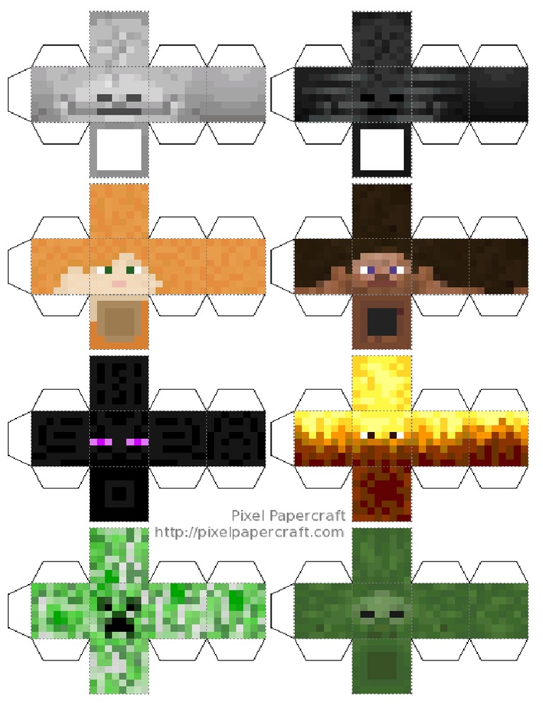 Minecraft Character Heads | PDF