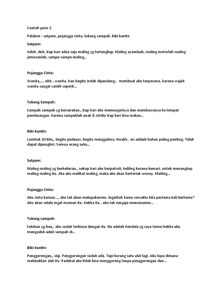 Puisi 2 | PDF