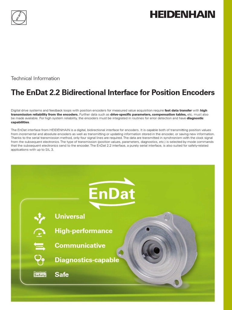 TI EnDat 2-2 ID383942 en | PDF | Data Compression | Information