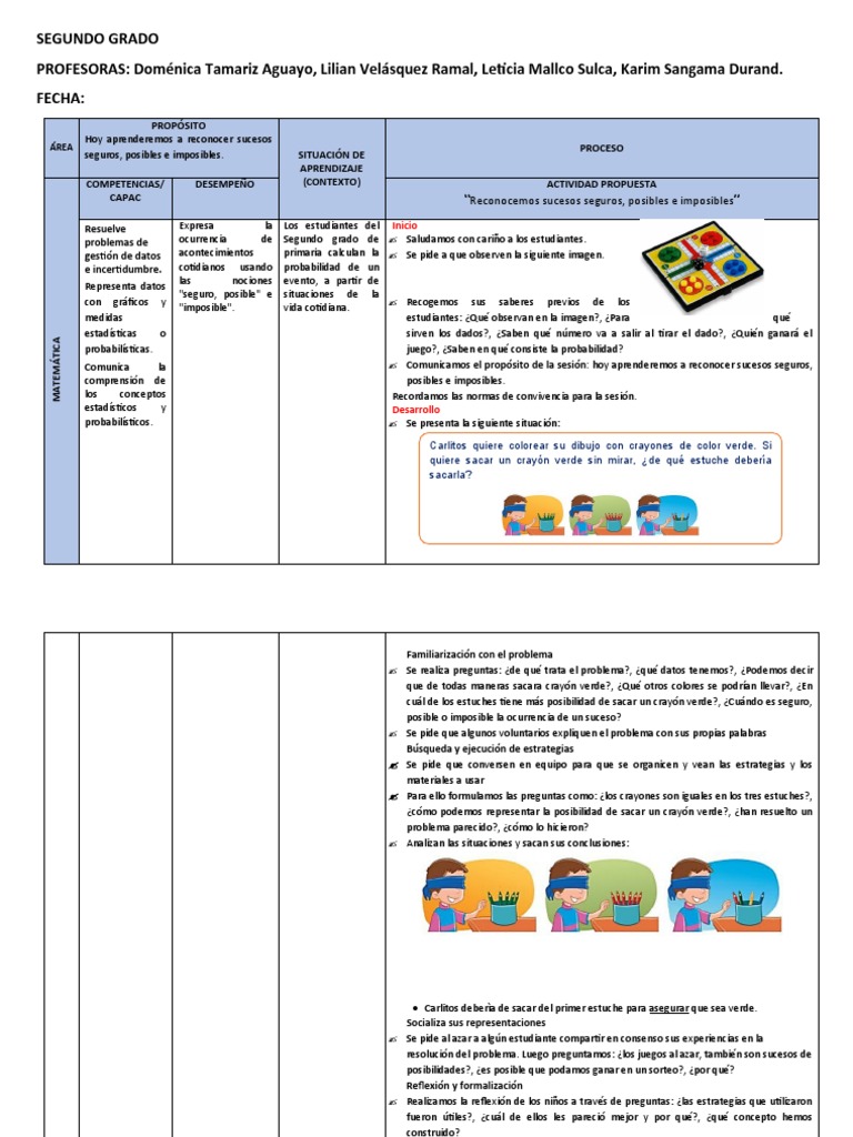 Sesión de Matemática de Probabilidades | PDF | Probabilidad | Aprendizaje