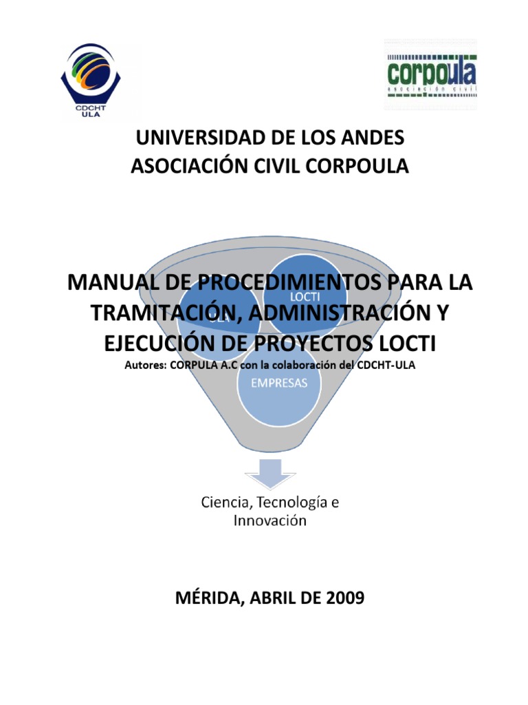 Manual Locti | PDF | Presupuesto | Regulación