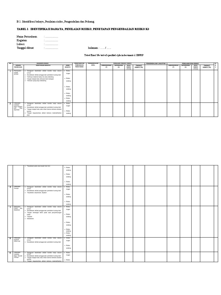Lampiran k3 Konstruksi | PDF