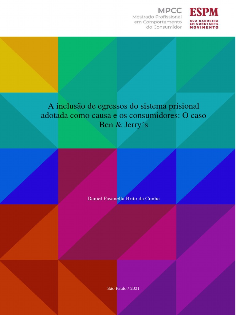 Inclusão de Egressos: Caso Ben & Jerry's | PDF | Sociologia | Brasil