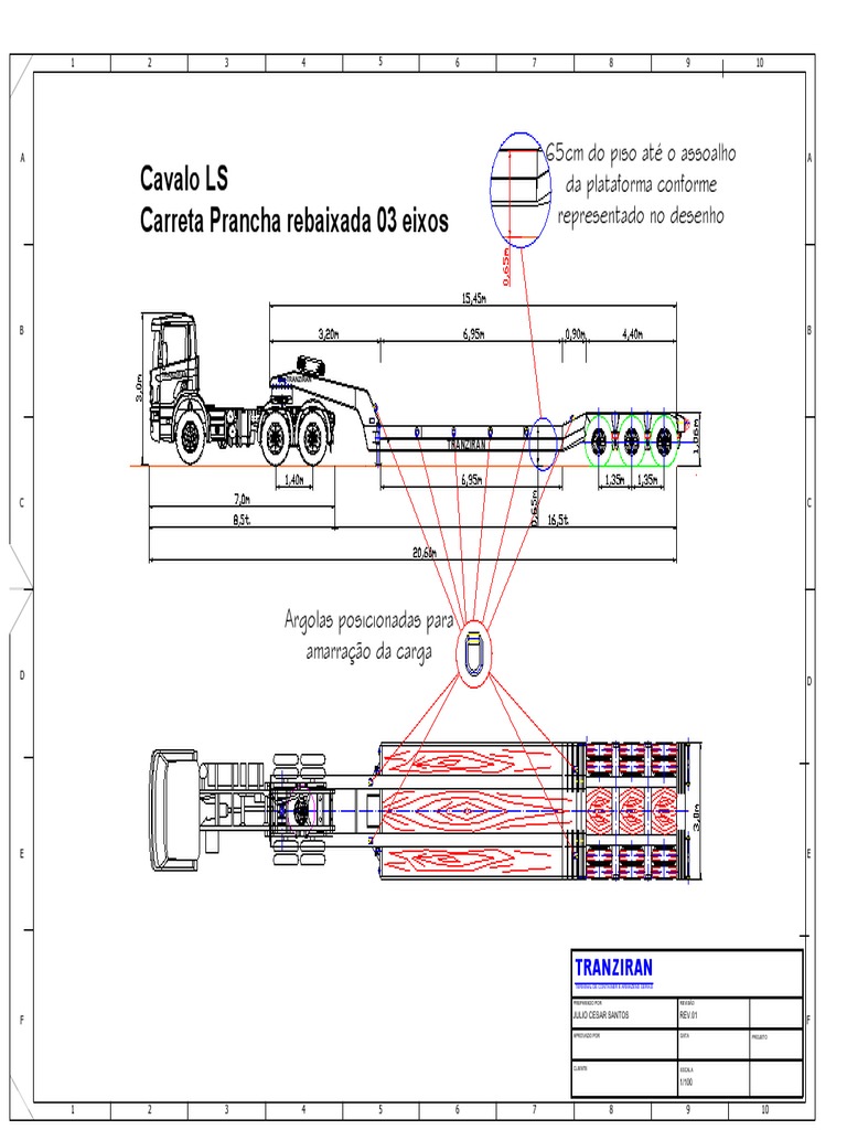 Prancha 03 eixos-- | PDF