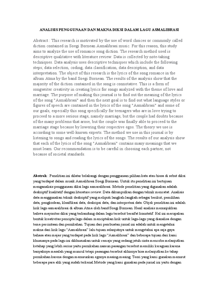 UTS Analisis Wacana - Qurota A'yun Rulyawati - 2000025035 | PDF | Data | Methodology