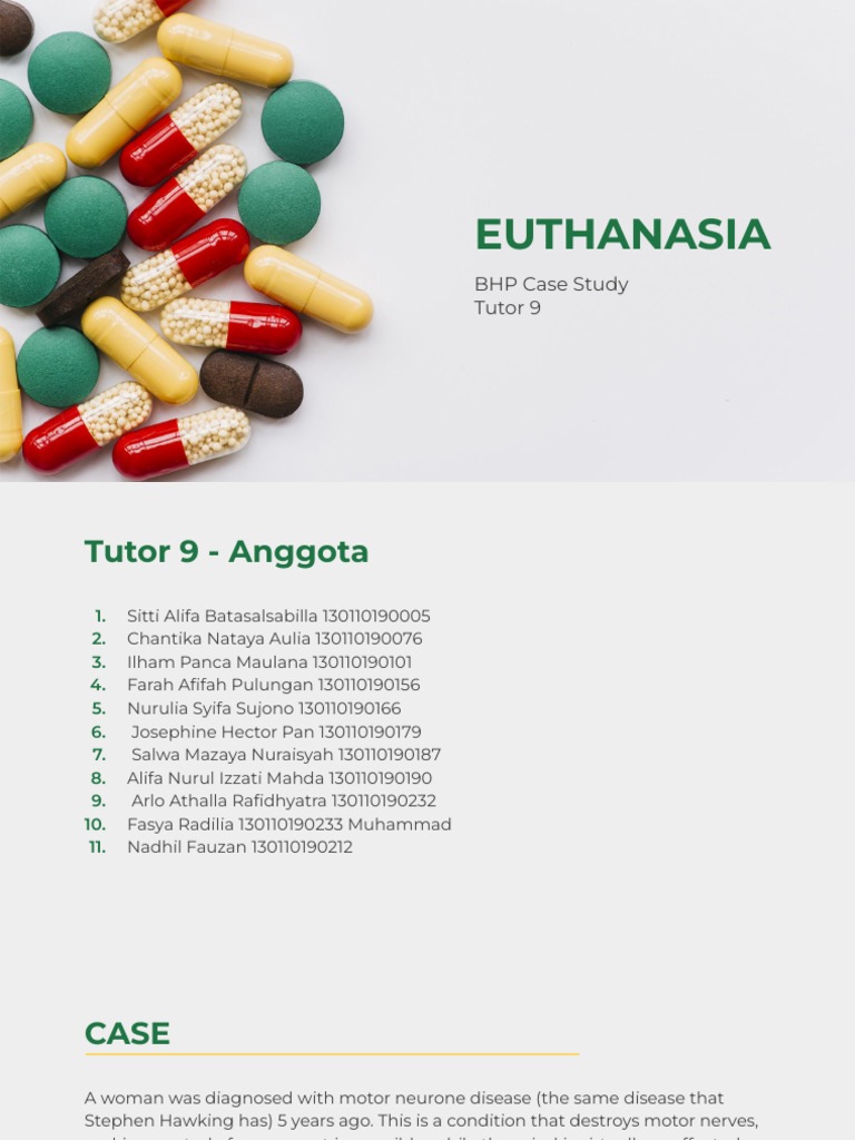 BHP Case Study Tutor 9 | PDF | Autonomy | Terminal Illness