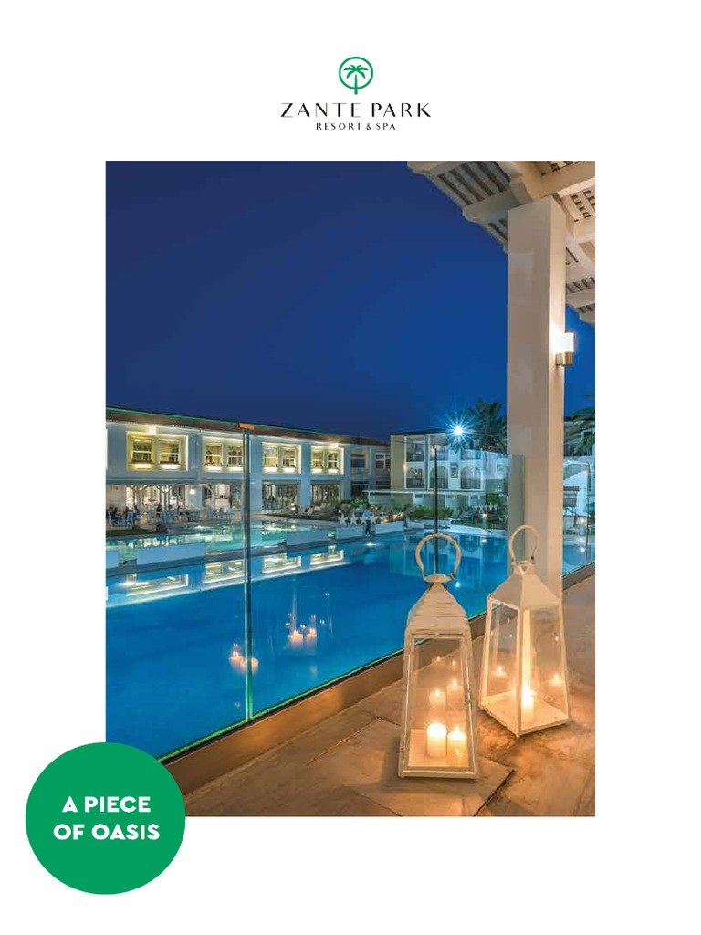 Zante Park Resort & Spa Overview | PDF | Drink | Food And Drink