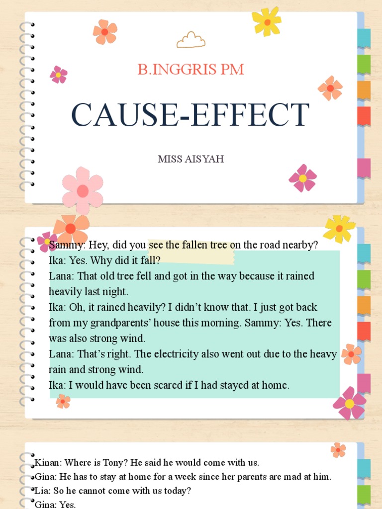 Cause Effect | PDF