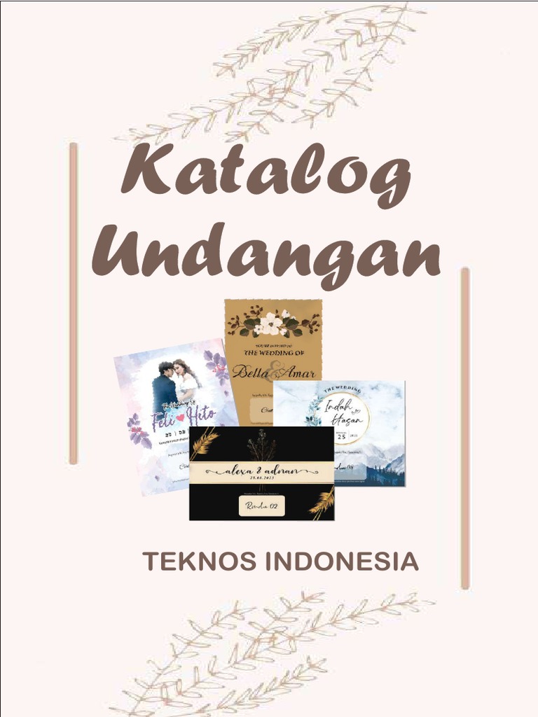 Katalog Undangan Teknos Indonesia | PDF