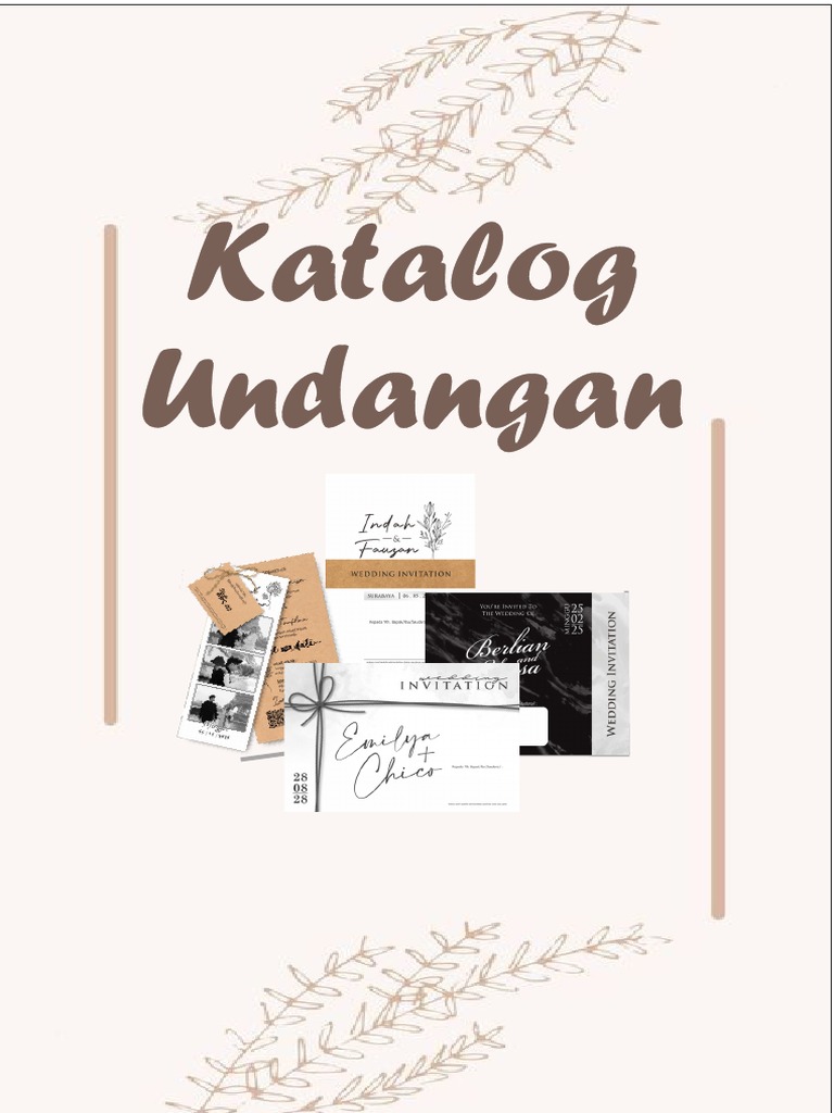 Katalog Undangan Custom | PDF