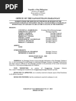 Script For 2021 First Semester Barangay Assembly | PDF | Social Science