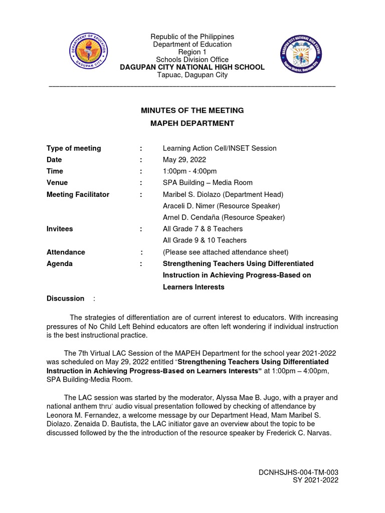 Differentiated Instruction Pdf Differentiated Instruction