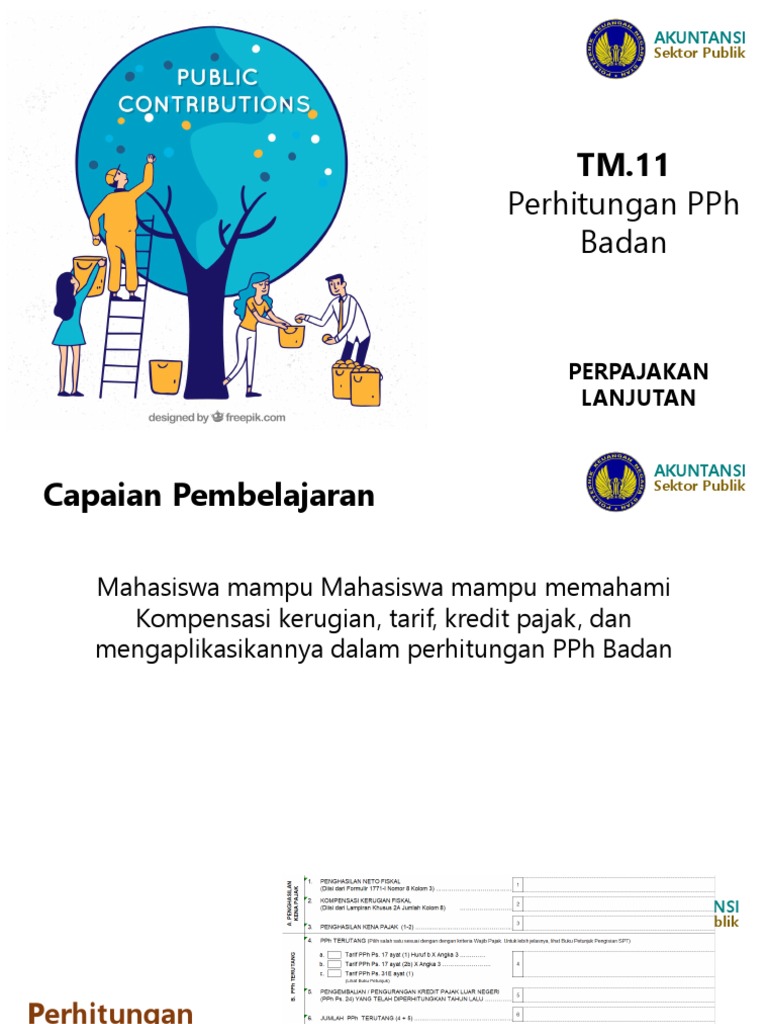 Pertemuan 10 - PPH Badan - Perhitungan PPH Badan-1 | PDF