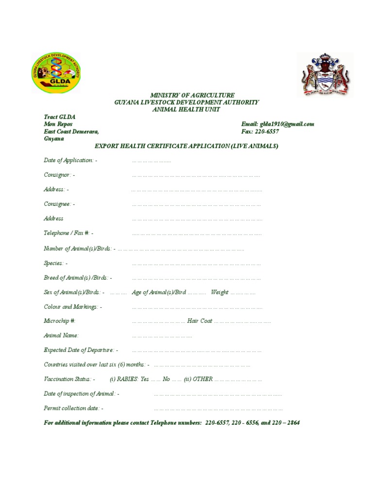 EXPORT-PERMIT-APPLICATION | PDF