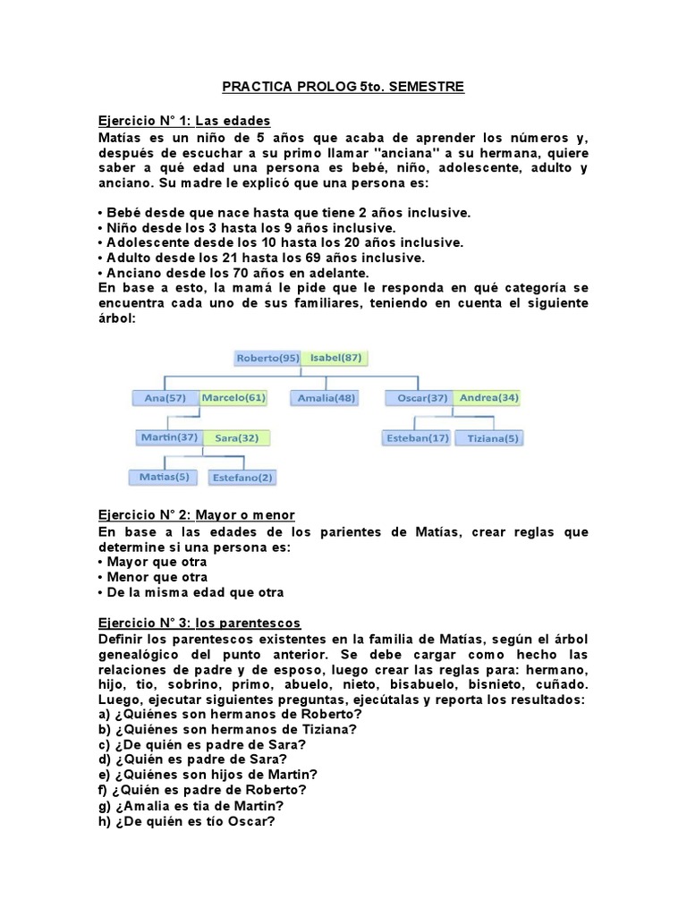 PRACTICA PROLOG 5to | PDF