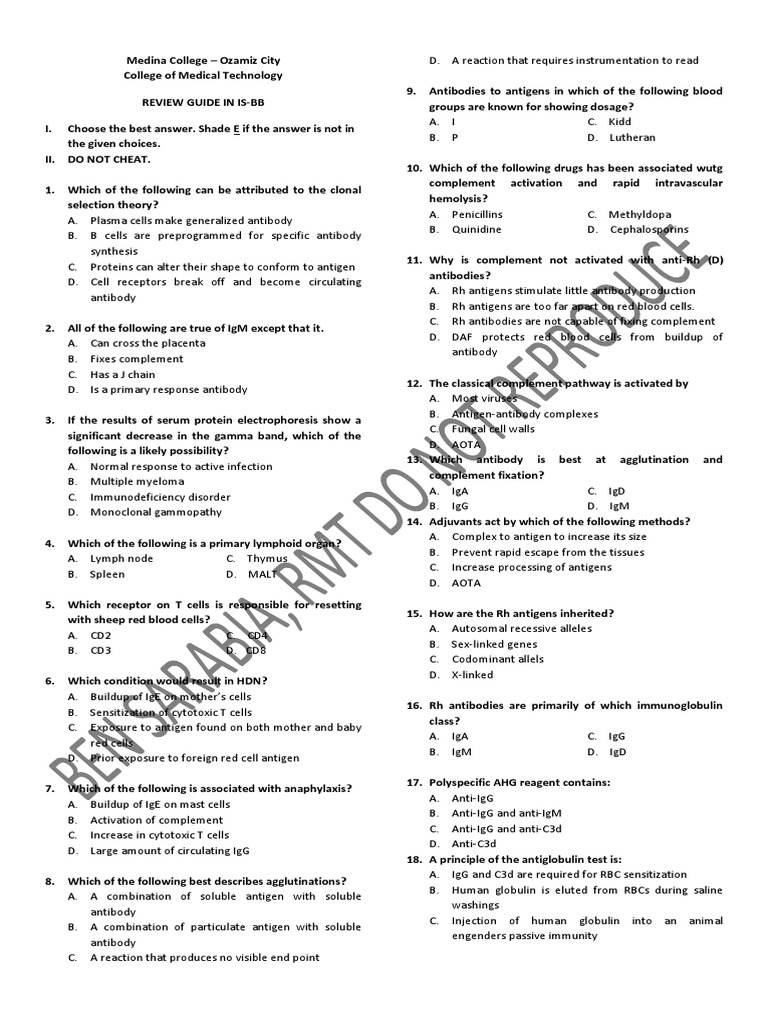 Isbb Guide Pdf Antibody Blood Type