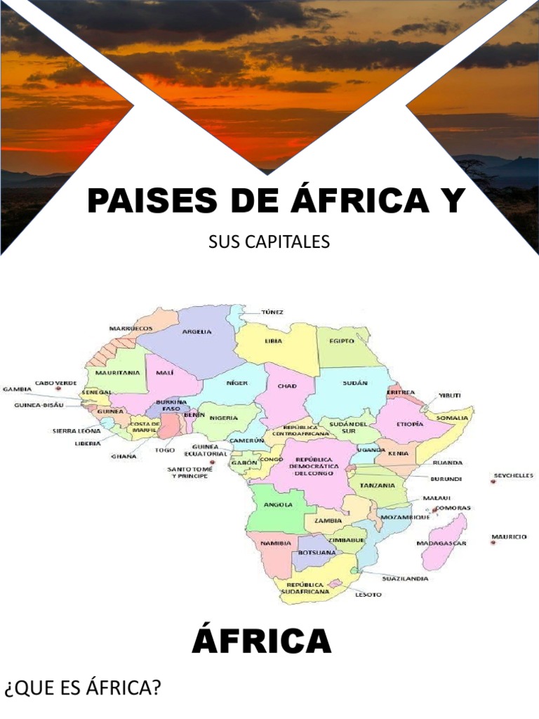 Países y capitales de África | PDF | África | Moneda