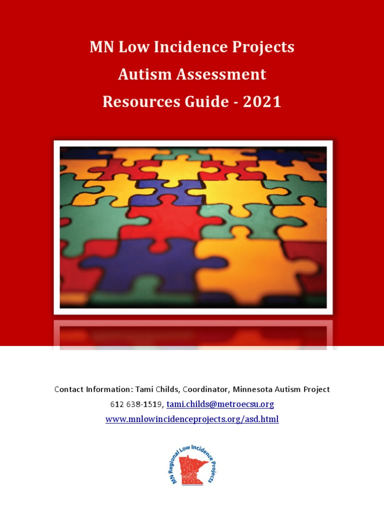 Autism Assessment Resources Guide 2021 | PDF | Autism Spectrum | Developmental Disorder